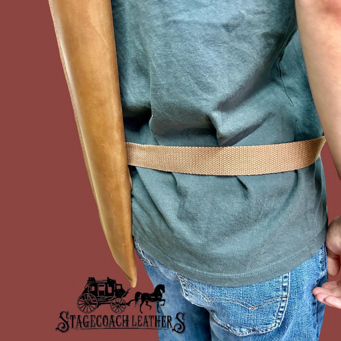 Backpack Scabbard W/ Canvas Strap - Etsy