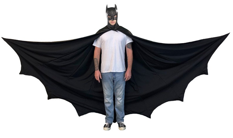 Pleather 1989 Batman Cape DOJ BVS Justice League Inspired One | Etsy