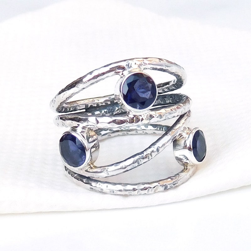 Iolite Ring - Etsy