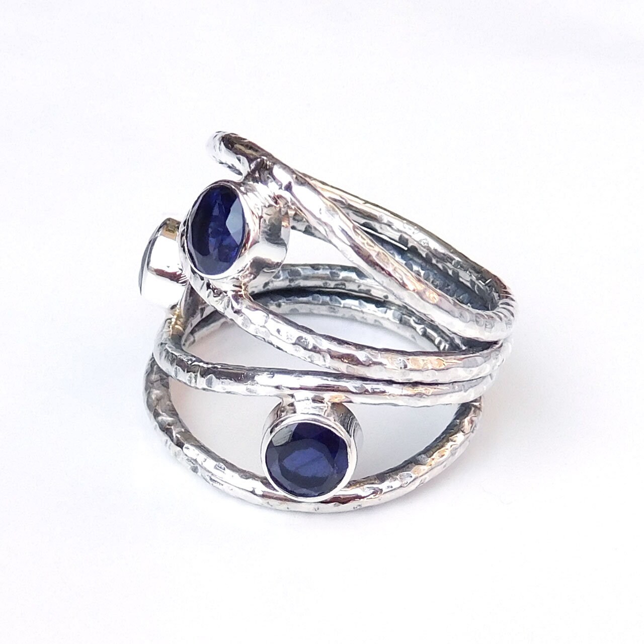 Iolite Ring Blue Iolite Ring Birthstone Iolite Ring - Etsy