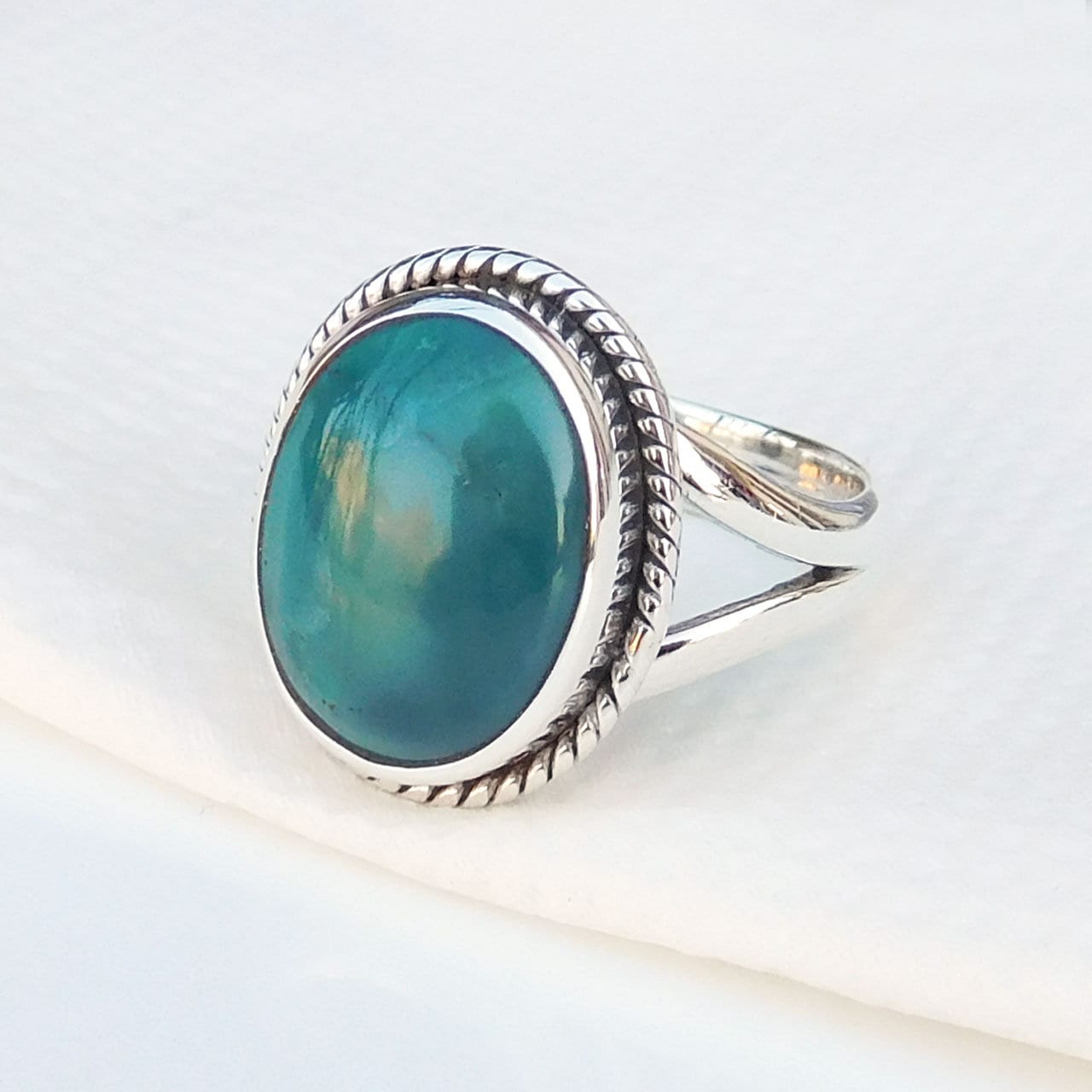 Turquoise Ring Natural Turquoise Ring Genuine Turquoise | Etsy