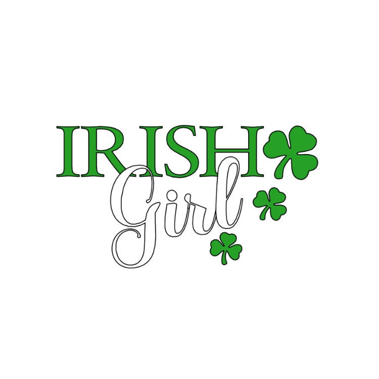 Irish Girl Vinyl Decal for Her Irish Gifts Irish Girl - Etsy