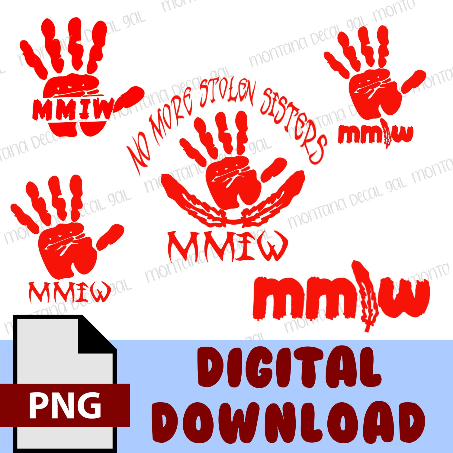 MMIW SVG 5 Pack Bundle 5 Pack PNG Download Indigenous Women Awareness ...