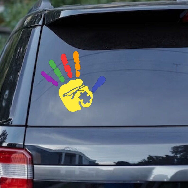 Autism Awareness Puzzle Piece Decal for Car Window Tumbler Cup Autistic ...