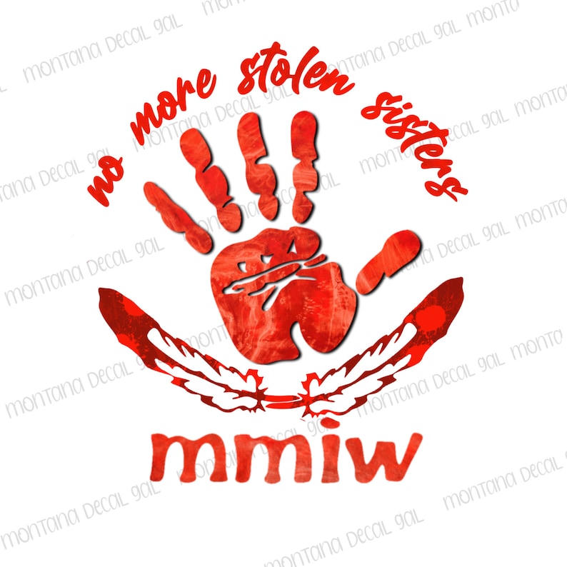 Digital MMIW Sublimation PNG Download Indigenous Women Awareness Art ...