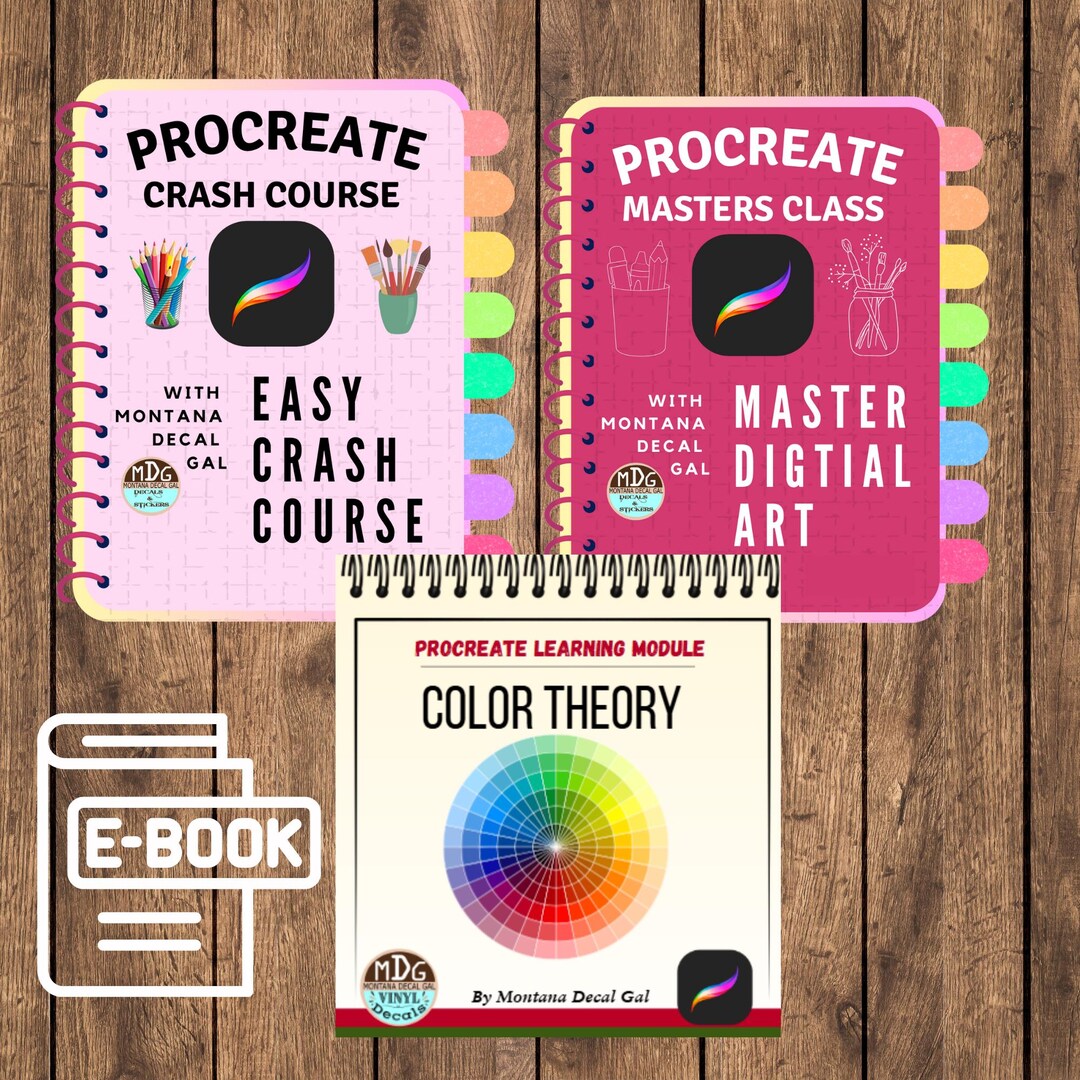Procreate Three Pack Ebook Crash Course, Masters Class and Color Theory ...