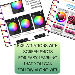 Procreate Color Wheel How-to Ebook With Videos and Bonus Free Glitter ...