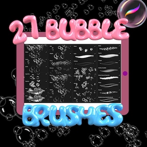 Bubble Brushes for Procreate 27 Bundle Digital Art Bubble Brushes - Etsy
