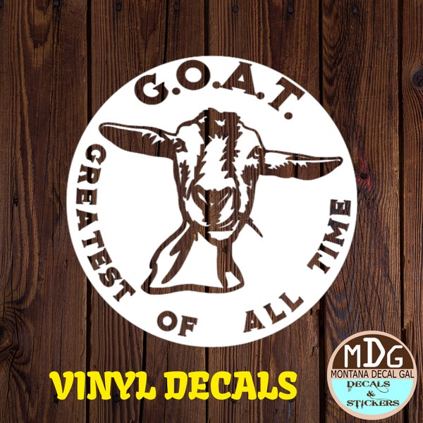 Greatest of All Time Stickers - Etsy