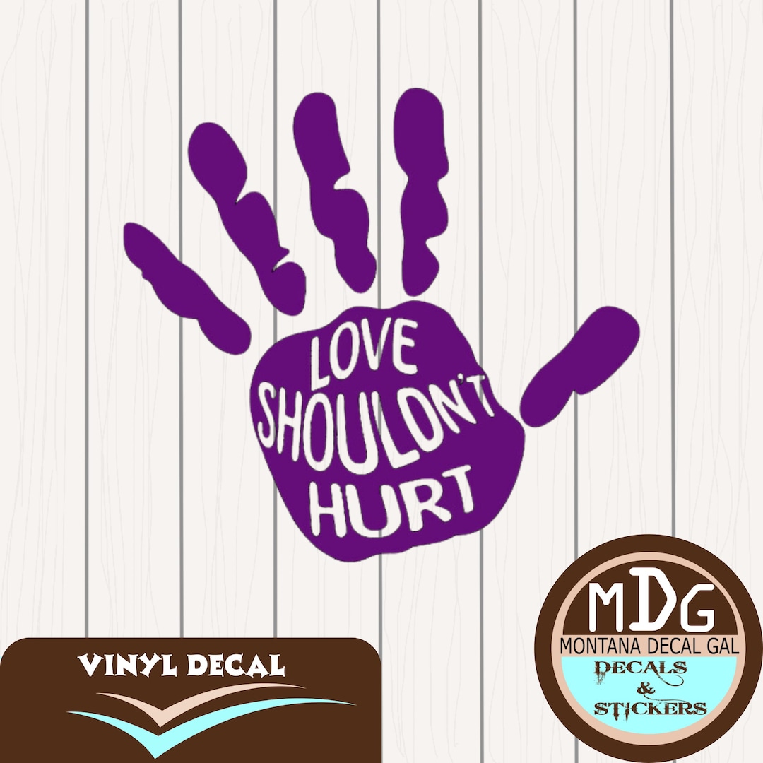 Domestic Violence Awareness Vinyl Decal for Car | Survivor of Domestic ...