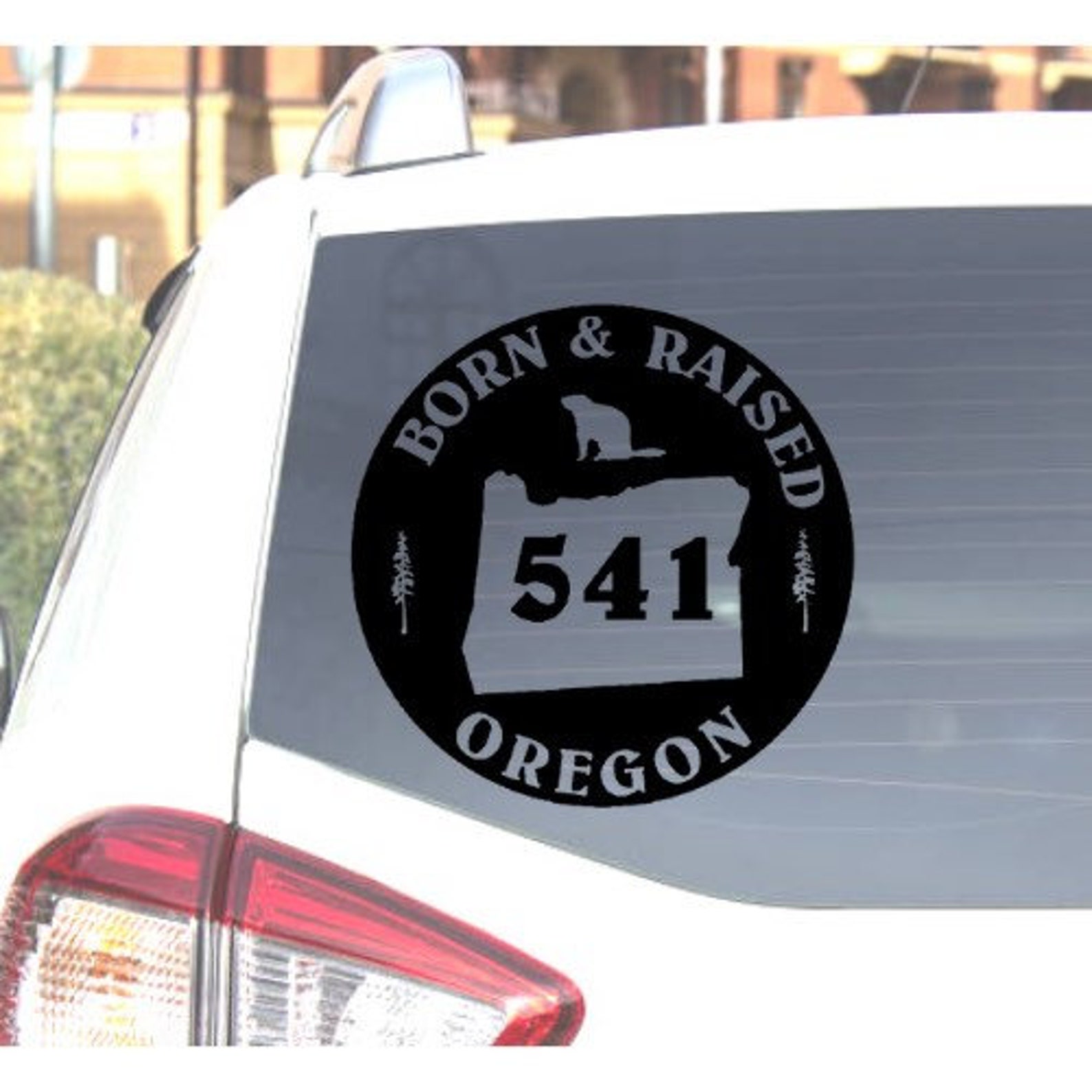 Oregon Vinyl Decal for Cars Born and Raised Oregon Decal Birthday Gift ...