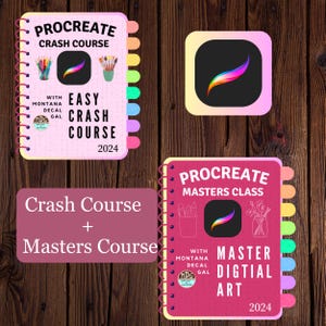 Procreate Crash Course Plus Masters Class Ebook Learning Guide Book for ...
