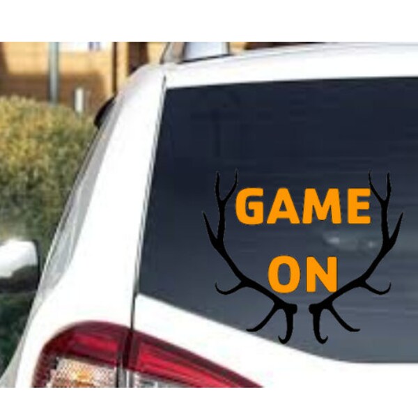 Deer Horn Decal - Etsy