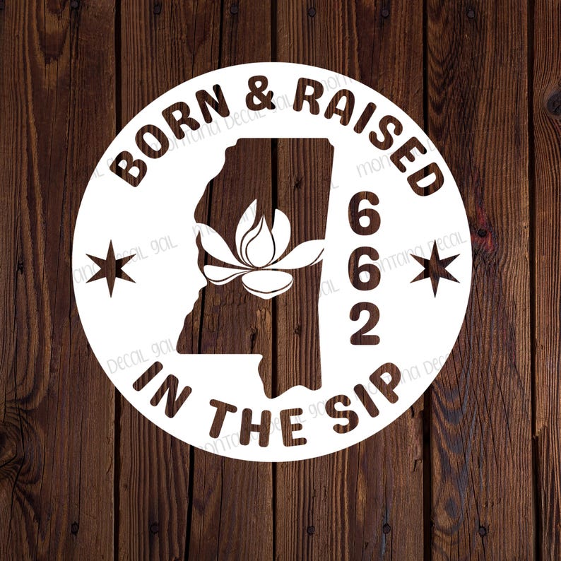 Custom Mississippi Vinyl Decal: Magnolia State Pride - Etsy
