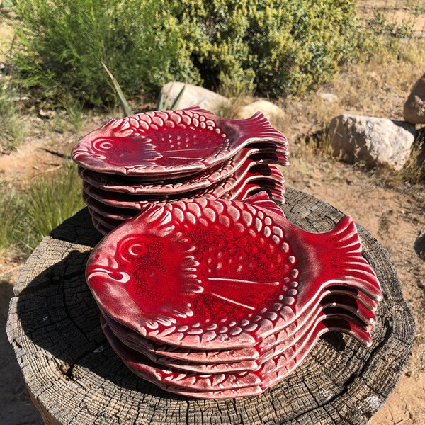 Fish Plates - Etsy