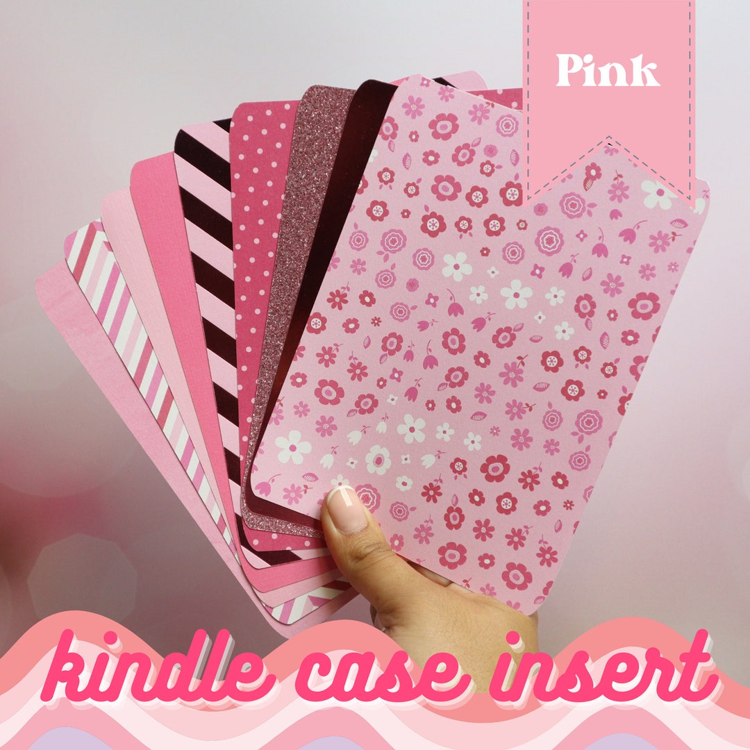 Kindle Case Insert, Pink, Book Lover Gift, Bookish Gift, Book Merch ...
