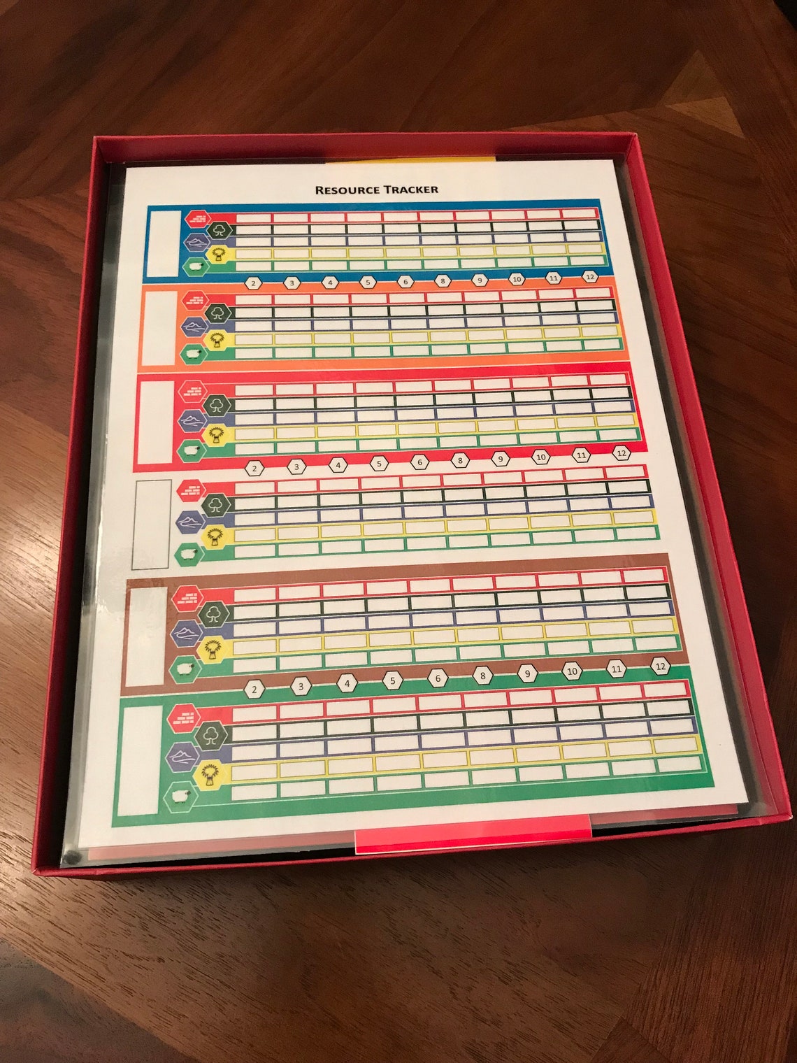 Catan Resource Tracker - Digital Copy - Etsy