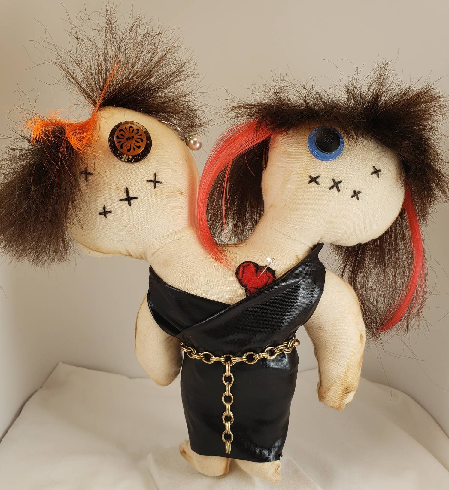 Poupée vaudou jointes jumeaux Wren et Raven - Etsy France