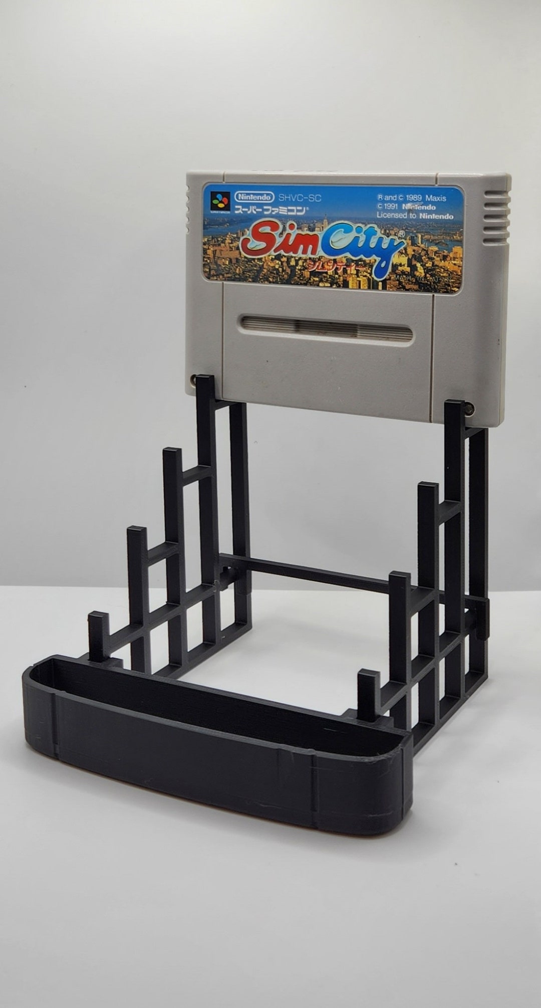Super Famicom 5 Cart Stand - Etsy