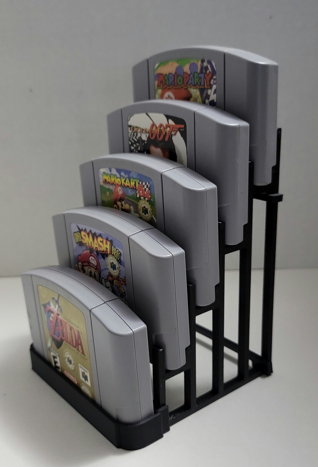 N64 Game Stand 5 Cartridge - Etsy