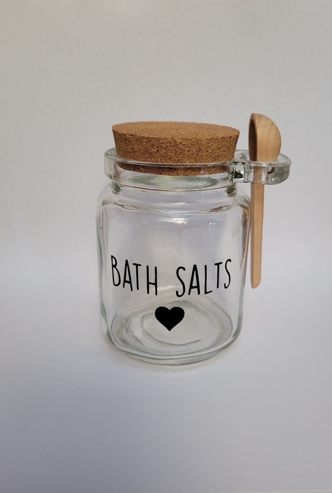 Cute Vintage Style Storage Jar for Bath Salts | Bath Salt Jar With ...