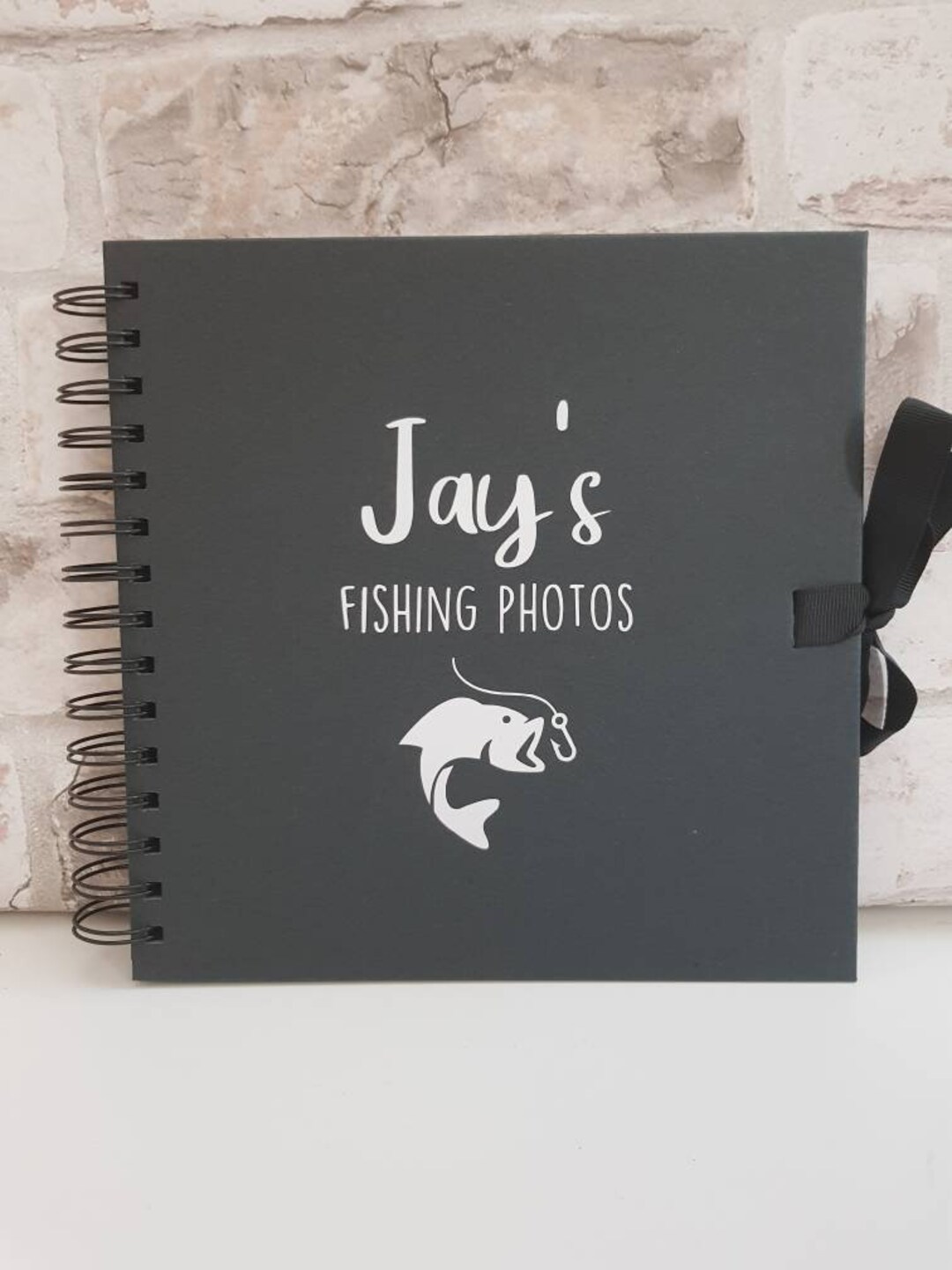 Personalised Fishing Gifts Scrapbook | Fishing Photo Album | Anglers ...