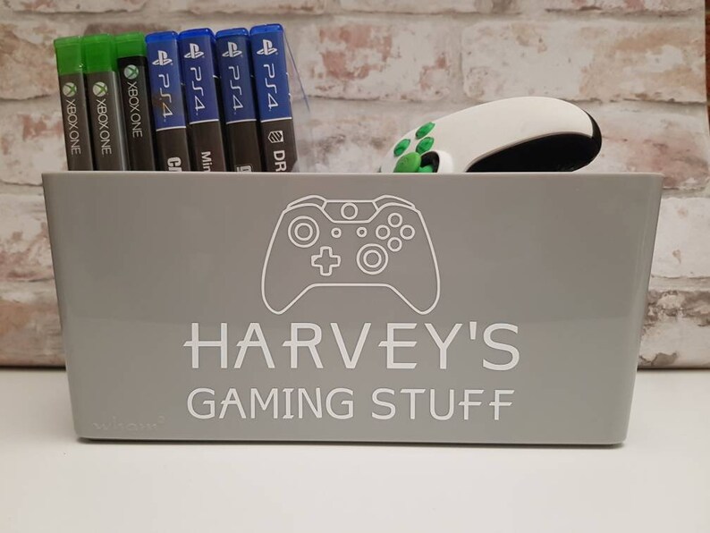 Personalised Boys Girls Gaming Stuff storage box | Etsy