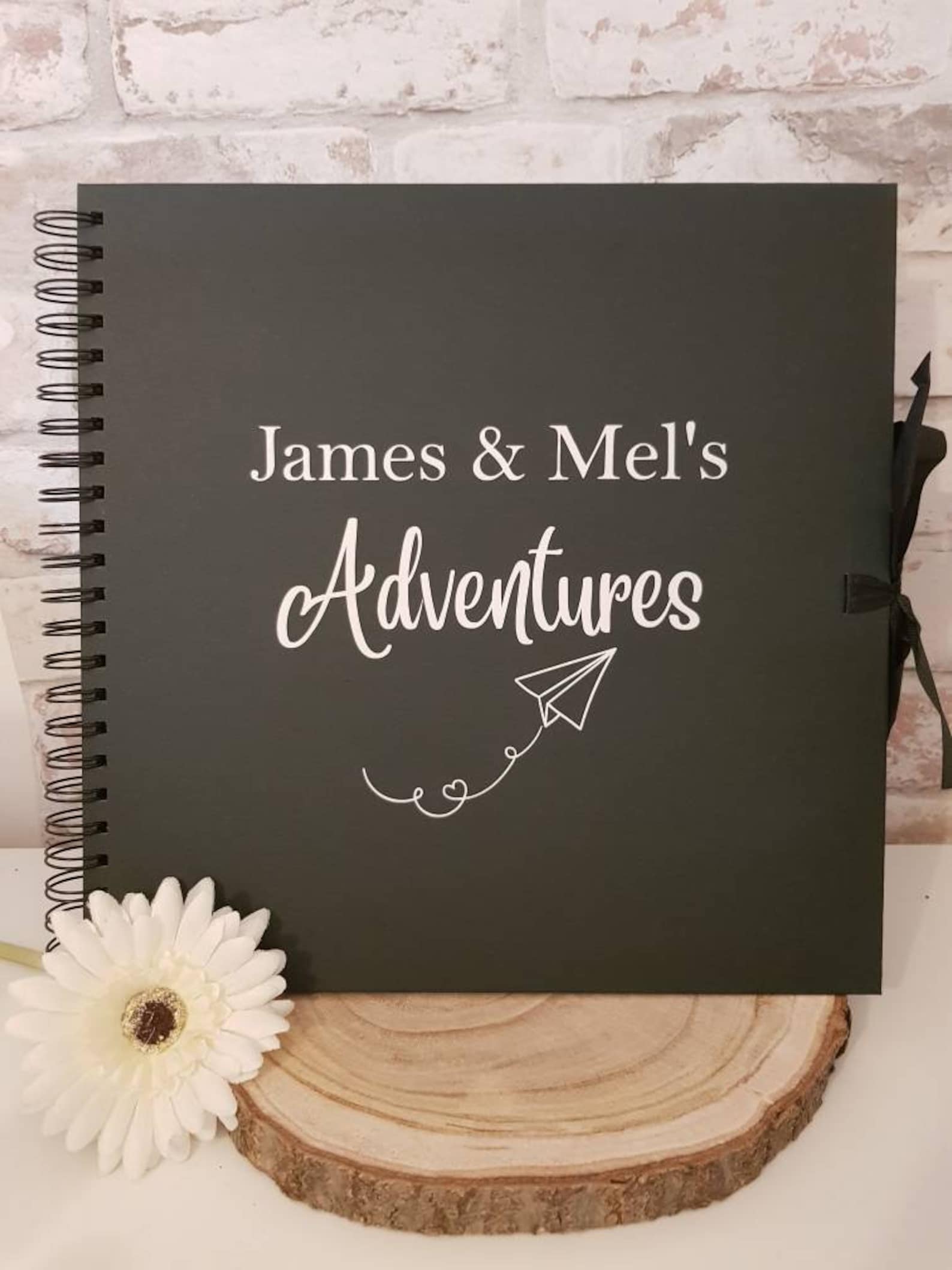 Personalised Adventures Scrapbook Photo Album for Couples - Etsy