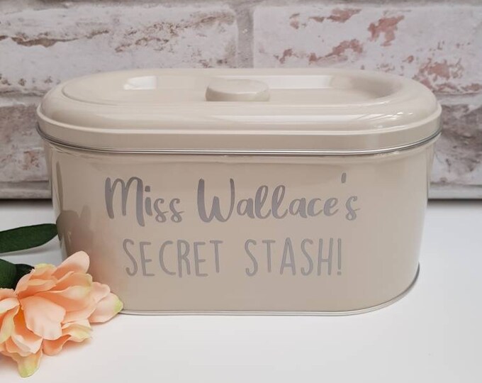 Personalised Teacher, Teaching Assistant, University Treat Tin Gift ...