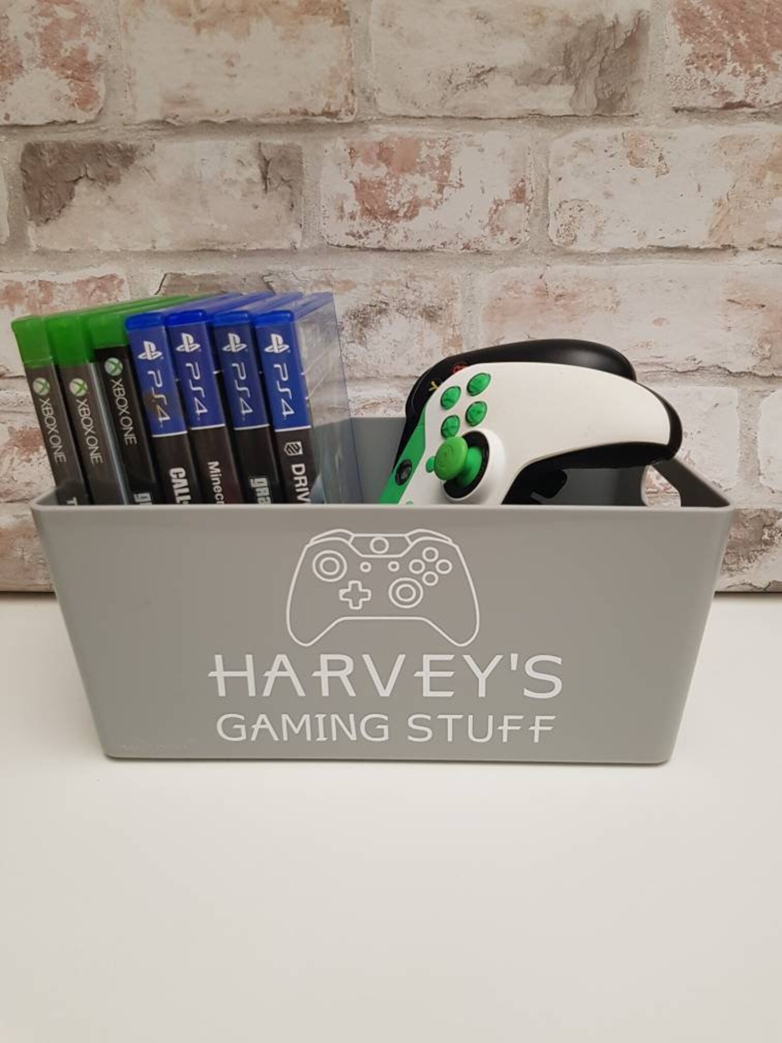 Personalised Boys Girls Gaming Stuff Storage Box - Etsy