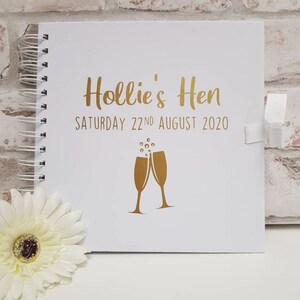 Personalised Scrapbook Photo Album Hens Party Engagement - Etsy