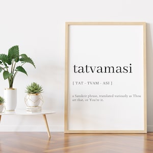 Spiritual, Indian, Tatvamasi, Sanskrit, Printable Quotes, Digital ...