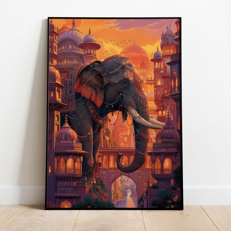 Elephant Poster - Etsy