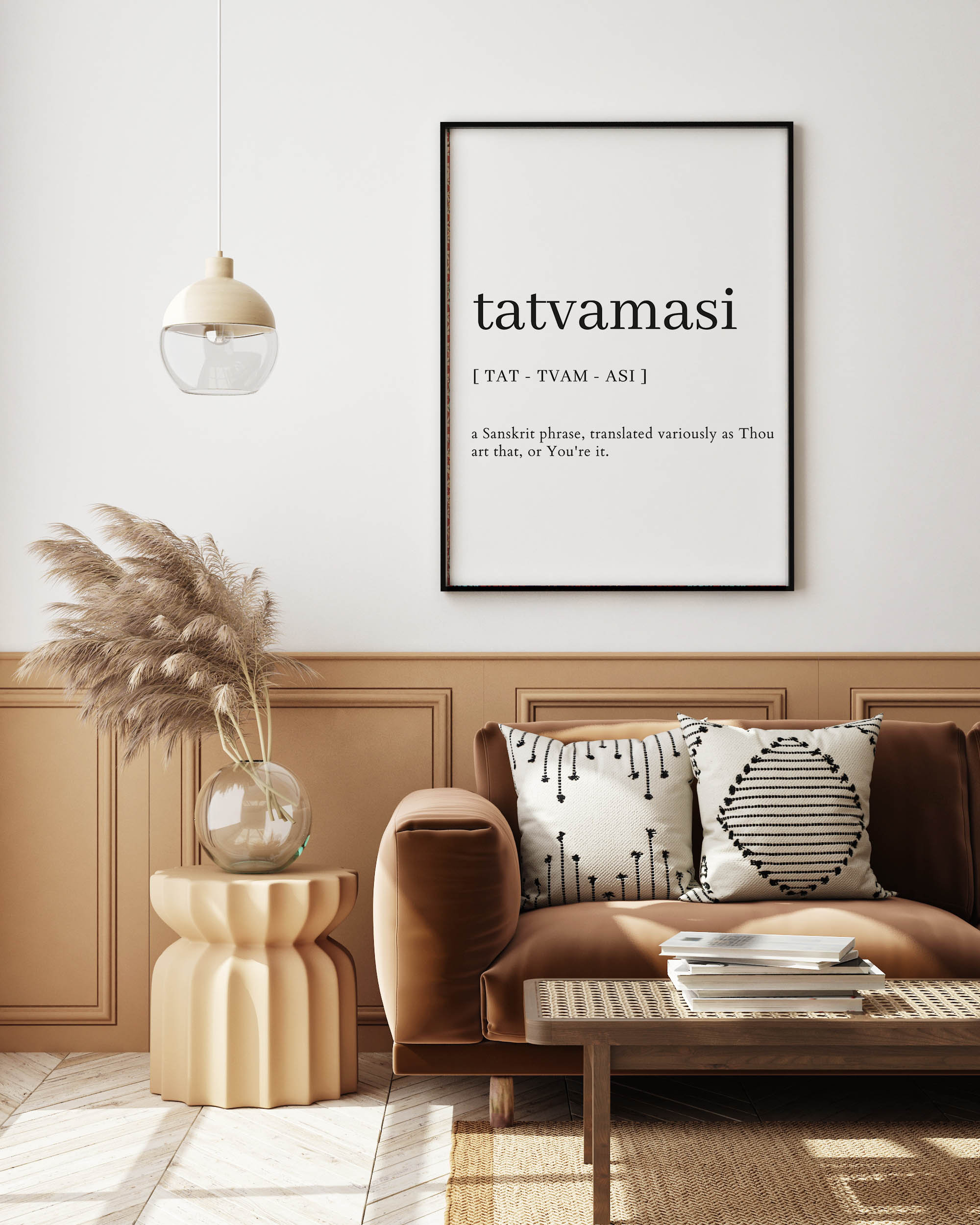 Spiritual Indian Tatvamasi Sanskrit Printable Quotes - Etsy