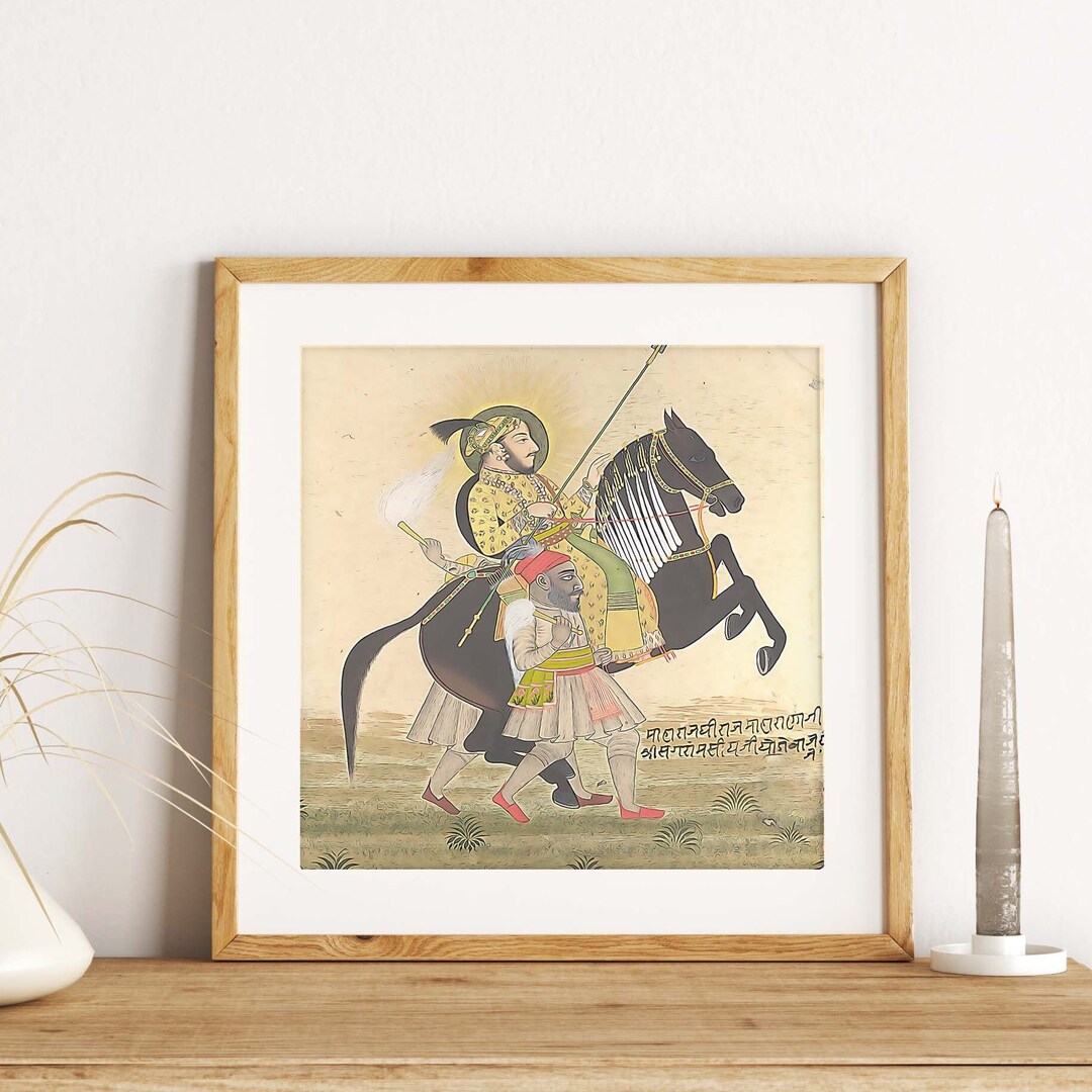 Indian Vintage Art, Rajasthani Rajput Royal Art, Living Room Decor ...