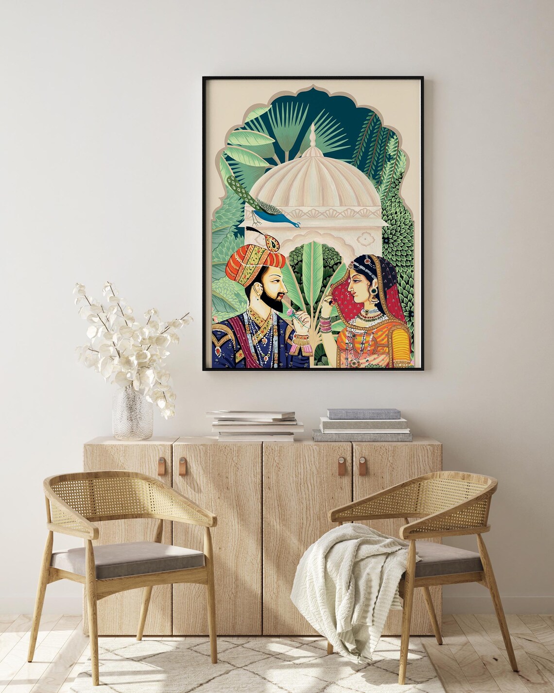 Indian Raja Rani King and Queen Art Floral & Nature Prints - Etsy