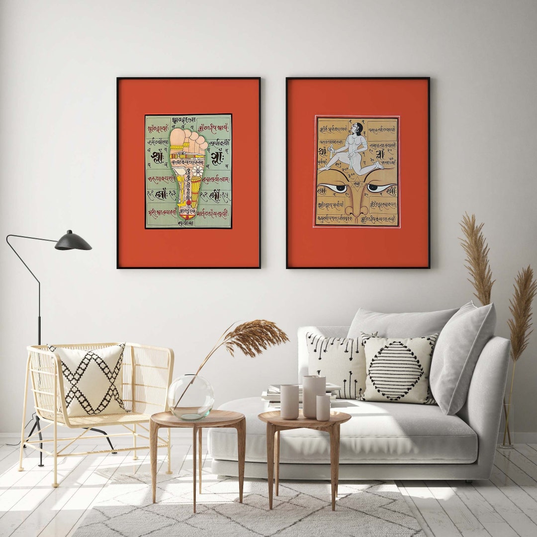 Indian Sanskrit Art, Hindu Art Prints, Living Room Decor, Indian ...
