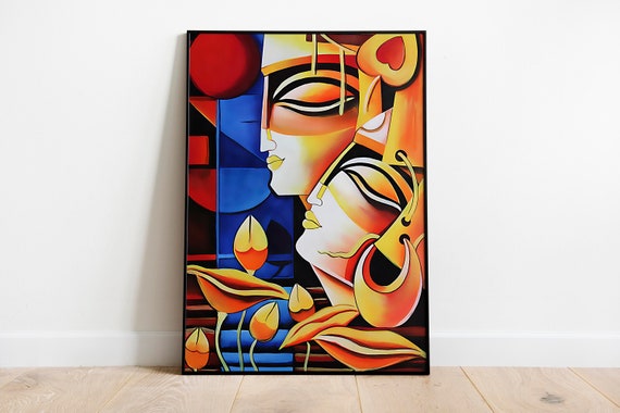 Krishna Art Abstract