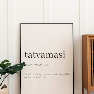 Spiritual, Indian, Tatvamasi, Sanskrit, Printable Quotes, Digital ...