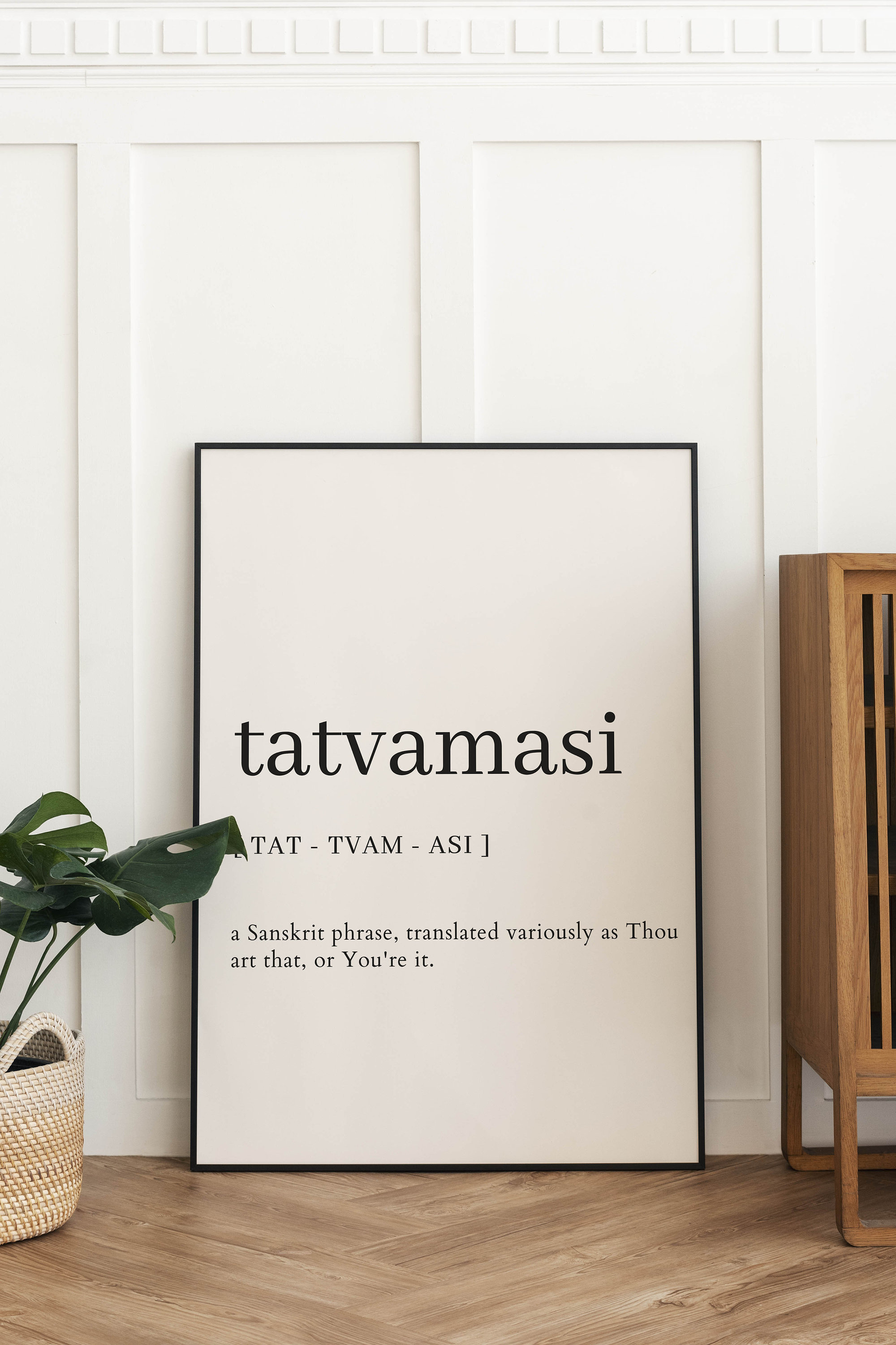 Spiritual Indian Tatvamasi Sanskrit Printable Quotes - Etsy