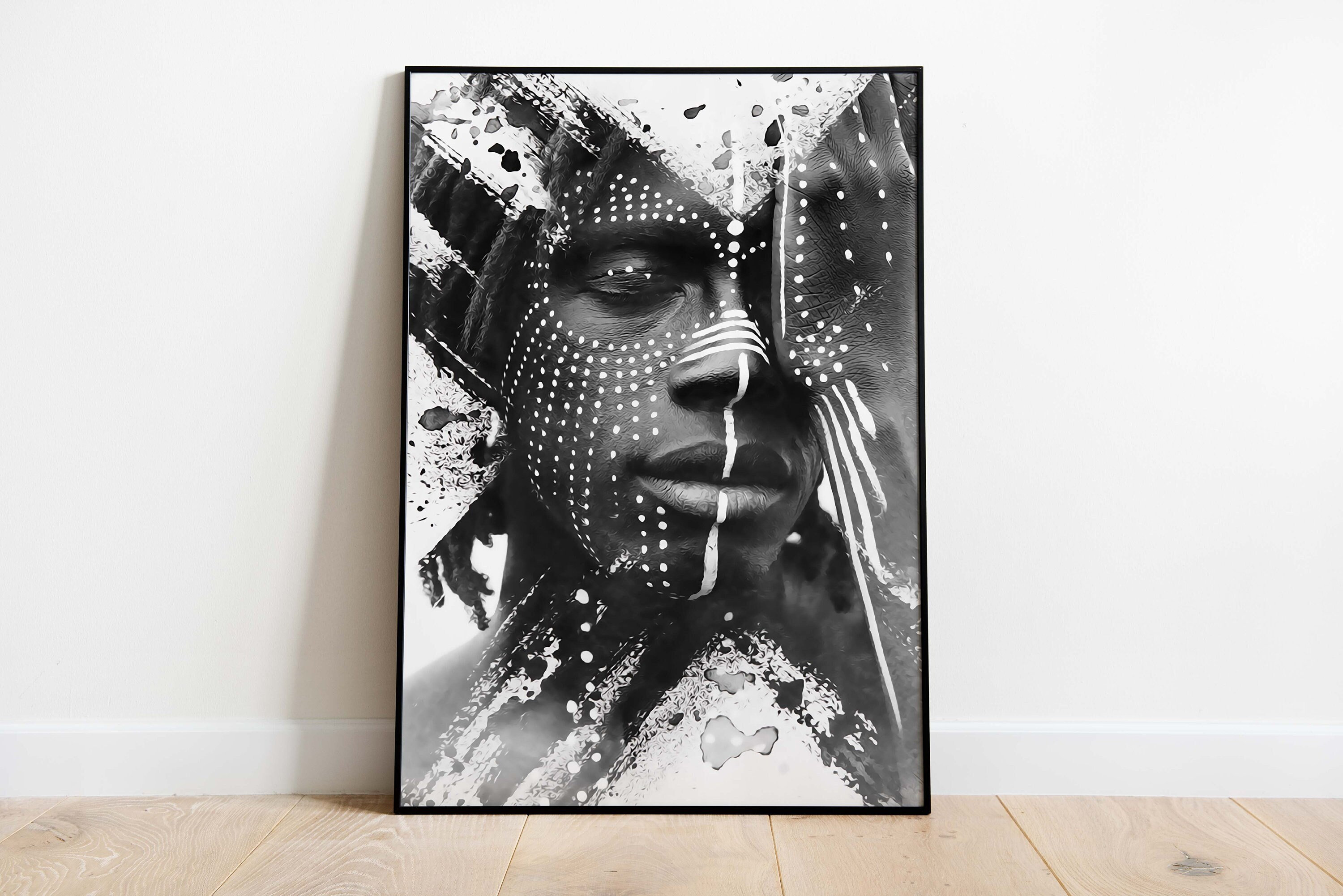 African Wall Art Tribal Poster Printable Instant Download - Etsy UK