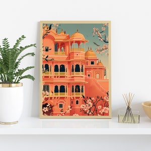 Neutral Indian Palace, Jaipur Architecture, Rajasthan Palace, Living ...