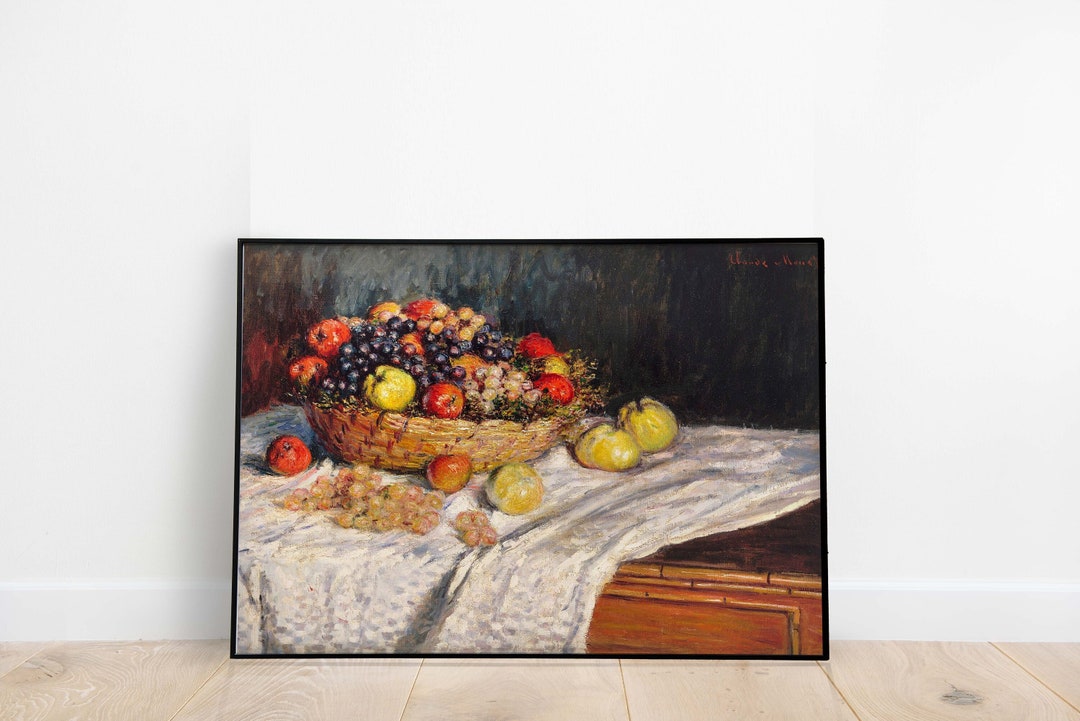 Claude Monet Apples and Grapes Printable 19th Century French Art ...