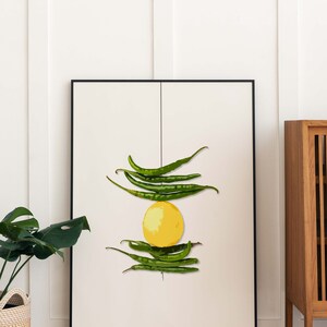 Nimbu Mirchi Art Print, Indian Pop Art, Good Luck Charm (digital ...