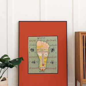 Indian Sanskrit Art, Hindu Art Prints, Living Room Decor, Indian ...