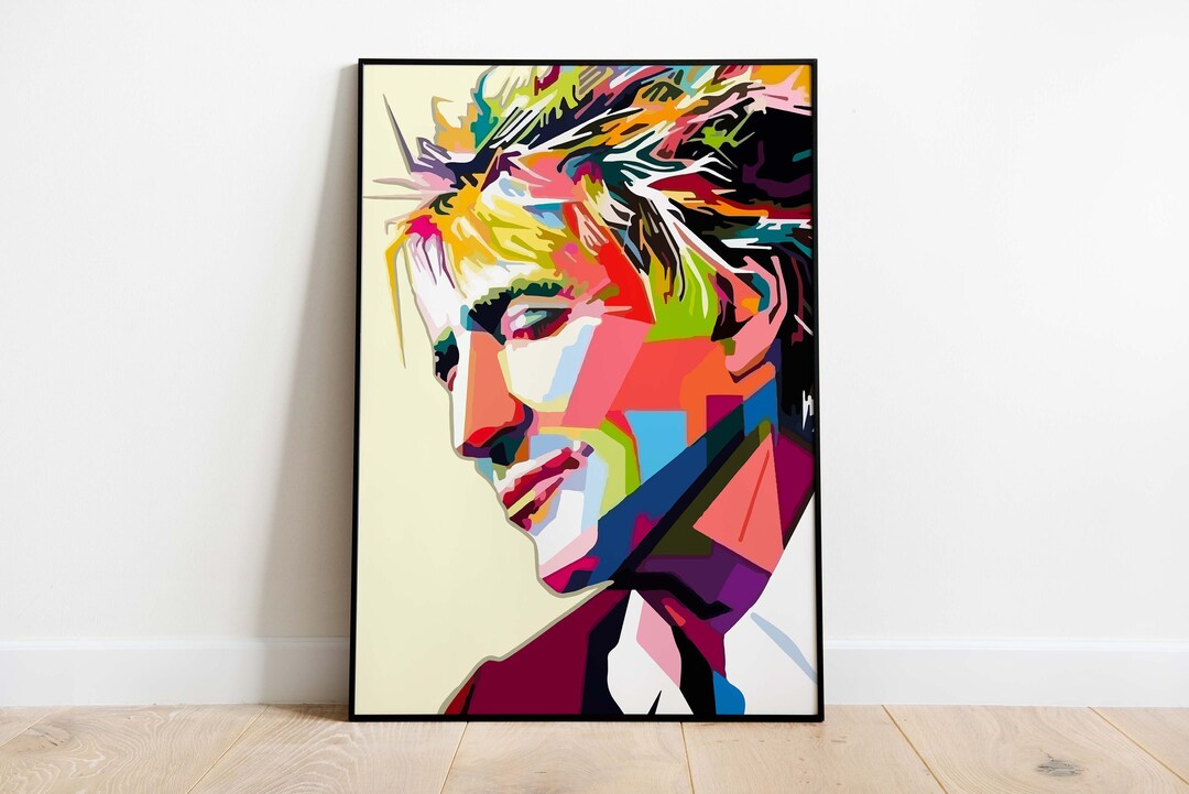 Rod Stewart Poster, Musician Art, Digital Prints, Instant Download ...