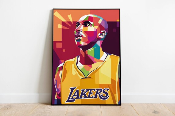 Kobe Bryant Poster Basketball Decor Digital Prints Instant - Etsy