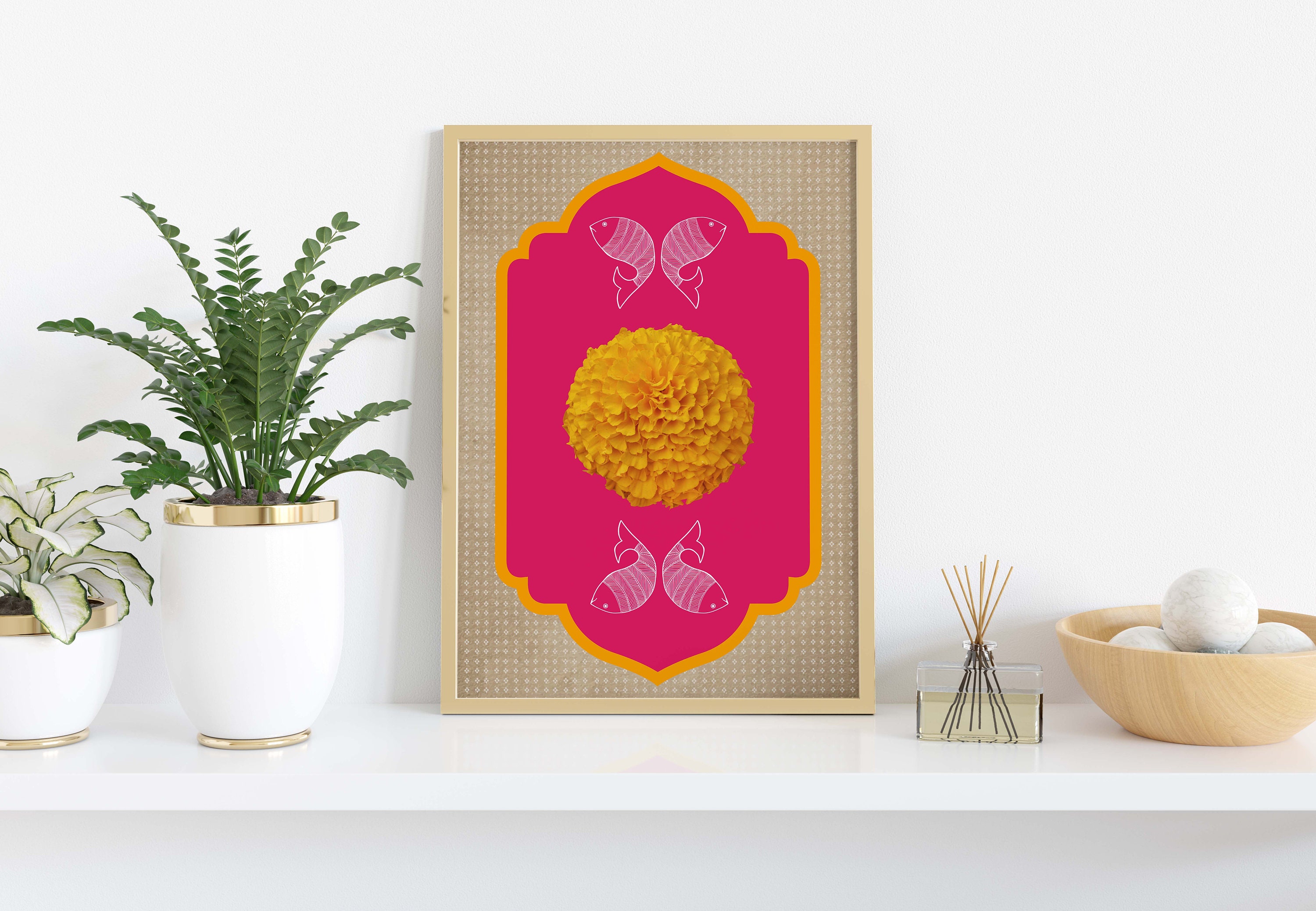 Indian Digital Art Set Indian Contemporary Pop Art Prints - Etsy