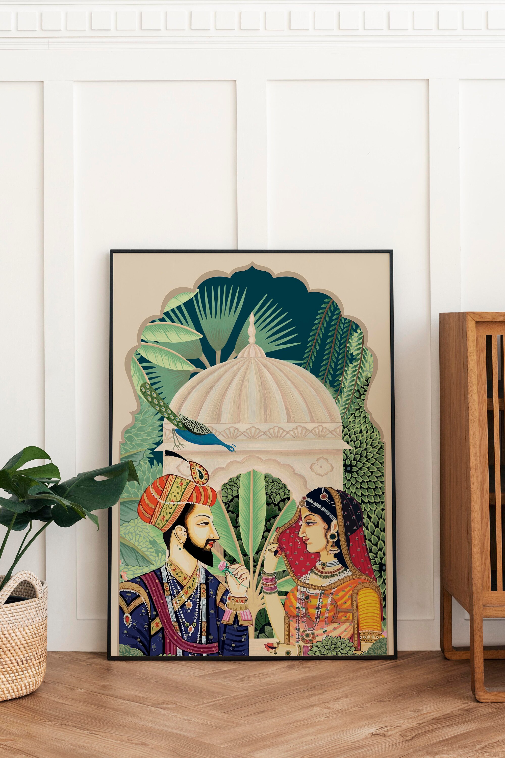 Indian Raja Rani King and Queen Art Floral & Nature Prints - Etsy