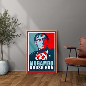 Mongambo Mr India Bollywood Movie Poster, Geek Decor, Digital Prints ...